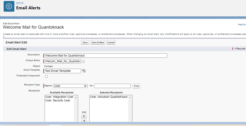Workflow Rule in Salesforce, Actions & Benefits- Quantoknack